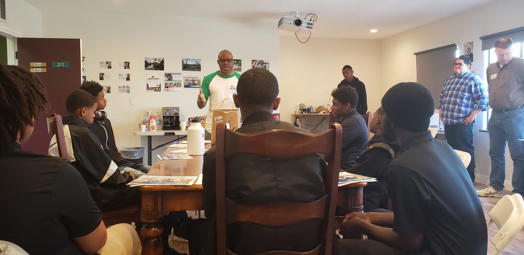 February-2020 Behind the scenes at the reelection campaign headquarters ...