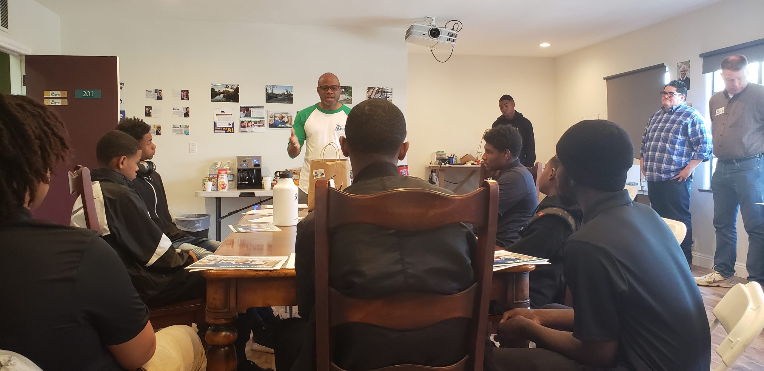 February-2020 Behind the scenes at the reelection campaign headquarters ...